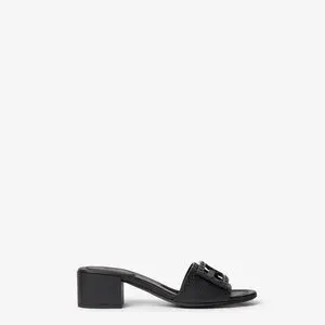 Fendi Baguette Slides - Black