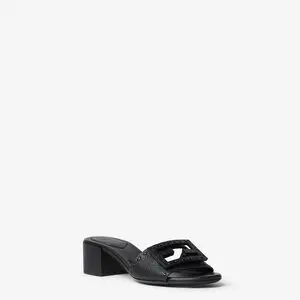 Fendi Tube Slides With Selleria Stitching