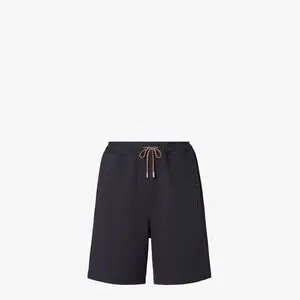 Fendi Bermuda Shorts With Selleria Stitching - Blue