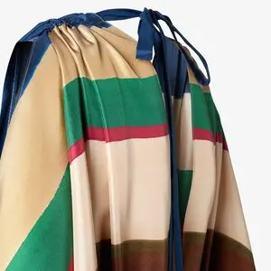 Fendi Silk Habotai Jumpsuit With Venetian Stripes - Multicolour