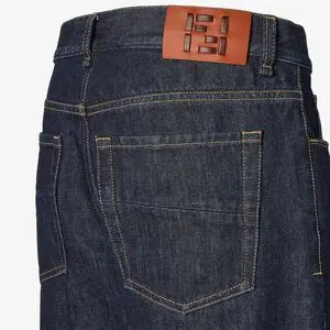 Fendi Long Denim Jeans - Blue