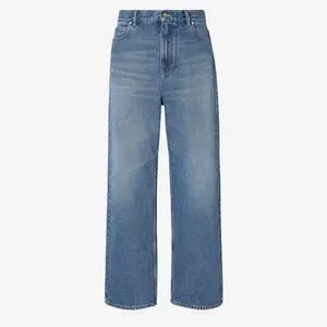 Fendi Long Jeans - Blue