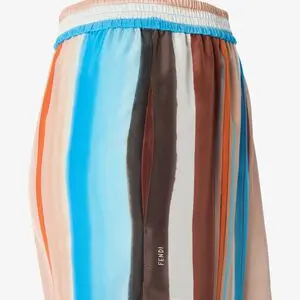 Fendi Silk Habotai Pyjama Trousers