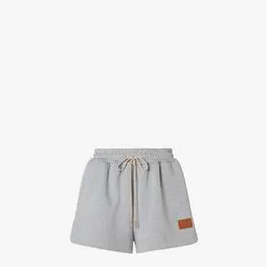Fendi Cotton Jersey Shorts - Grey