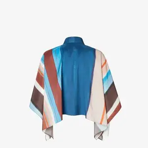 Fendi Silk Habotai Striped Shirt - Multicolour