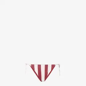 Fendi Reversible Pequin Stripe Bikini Briefs - Red