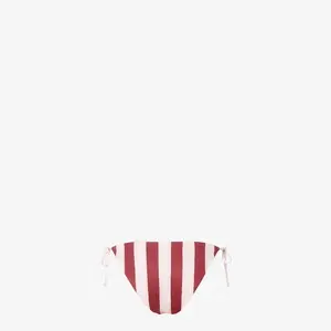 Fendi Reversible Pequin Stripe Bikini Briefs - Red
