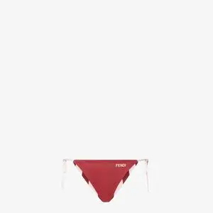 Fendi Reversible Pequin Stripe Bikini Briefs - Red
