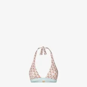 Fendi Triangle Bikini Top - Pink