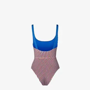 Fendi One-piece Swimsuit With Ff Buckle Belt
