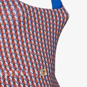 Fendi One-piece Swimsuit With Ff Buckle Belt