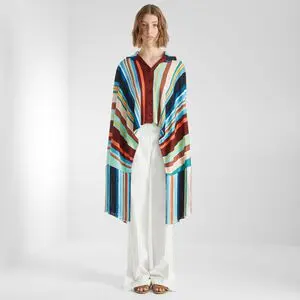 Fendi Viscose Yarn Poncho