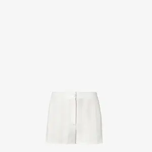 Fendi Pequin Motif Shorts - White