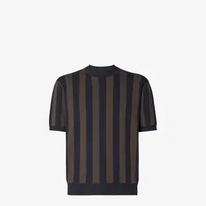 Fendi Pequin Stripe Silk & Cotton Jumper - Multicolour