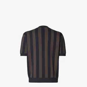Fendi Pequin Stripe Silk & Cotton Jumper - Multicolour
