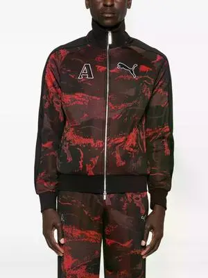 PUMA X Ahluwalia Abstract Print Logo Patch Sweatshirt