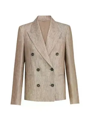 Brunello Cucinelli Distressed Blazers For Women