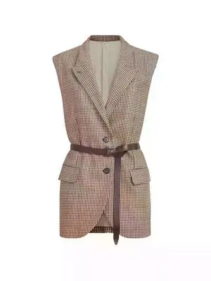 Brunello Cucinelli Belted Vests For Women