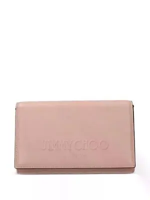 JIMMY CHOO Avenue Embossed Crossbody Bag - Pink