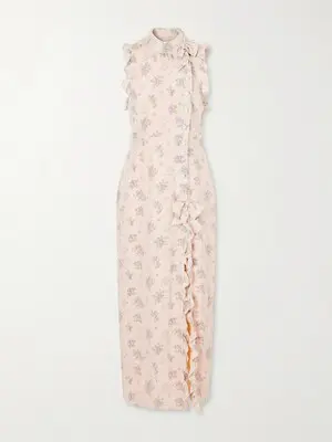 Alessandra Rich High Neck Day Dresses