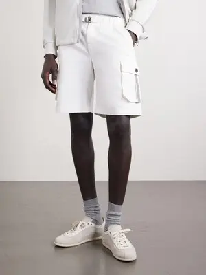 Sease Straight-leg Cotton-twill Cargo Shorts