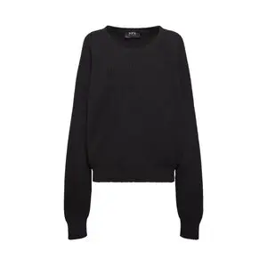 SVETA MILANO Lilith Cashmere Wool Blend Sweater - Black