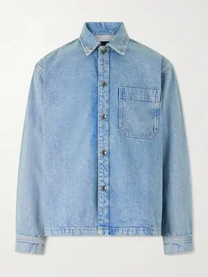 Rag & Bone Astor Denim Overshirt - Blue