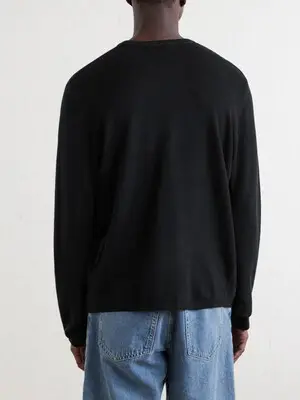 Rag & Bone Cotton-blend Textured Crew Neck Sweater