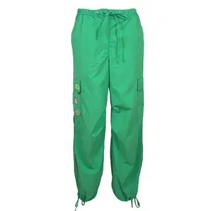 LALIPOP DESIGN Relaxed Fit Cargo Pants With Drawstring Waist