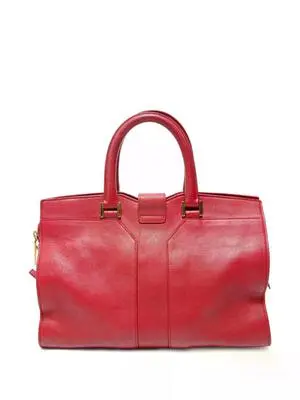 Saint Laurent Cabas Chyc Handbag - Red