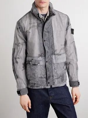 Stone Island Camouflage-print Shell Jacket