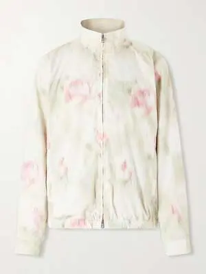 Our Legacy Our Legacy "Casino" Floral Print Shell Jacket Beige
