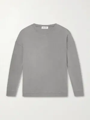 Our Legacy Slack Cotton-blend Jersey Sweatshirt - Green