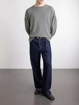 Our Legacy Slack Cotton-blend Jersey Sweatshirt - Green