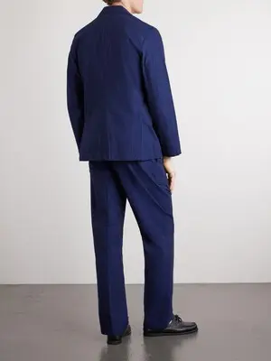Portuguese Flannel Atlantico Organic Cotton-seersucker Suit Jacket