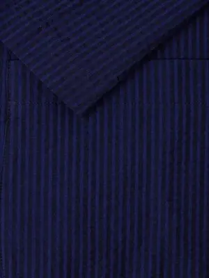 Portuguese Flannel Atlantico Organic Cotton-seersucker Suit Jacket