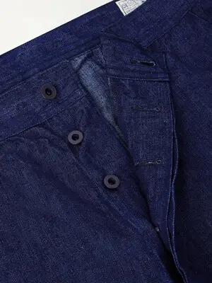 ORSLOW U.s. Navy Straight-leg Linen Trousers