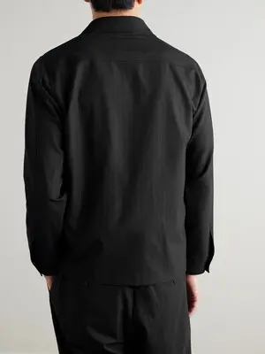 Nn07 Zander Pinstriped Recycled Woven Jacket