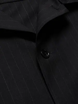 Nn07 Zander Pinstriped Recycled Woven Jacket