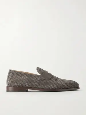 Brunello Cucinelli Woven Shoes For Men