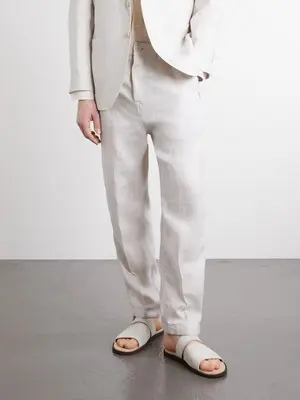 Brunello Cucinelli Suede Slides - Neutrals