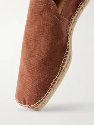 CastaÑer Canvas Espadrille Flats - Brown