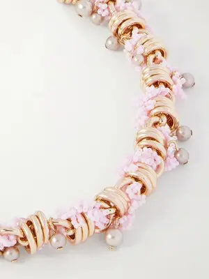 Tory Burch Embellished Beaded Necklace