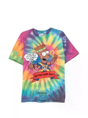 BETTER WITH AGE Tie-dye Graphic-print T-shirt