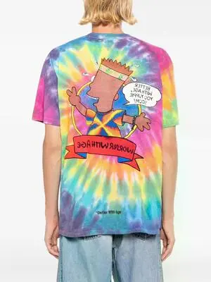 BETTER WITH AGE Tie-dye Graphic-print T-shirt