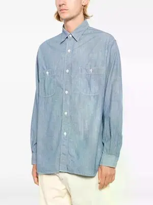 ORSLOW Striped Chest Pockets Shirt