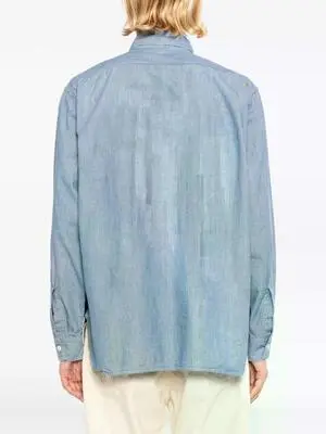 ORSLOW Striped Chest Pockets Shirt