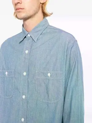 ORSLOW Striped Chest Pockets Shirt