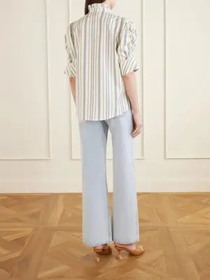 Thierry Colson Vita Striped Cotton Blouse