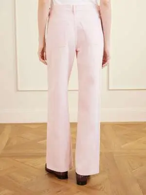 Still Here Everyday Straight-leg Jeans - Pink